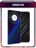Силиконовый чехол на Honor X9A / Хонор X9A с принтом "Синий карбон"