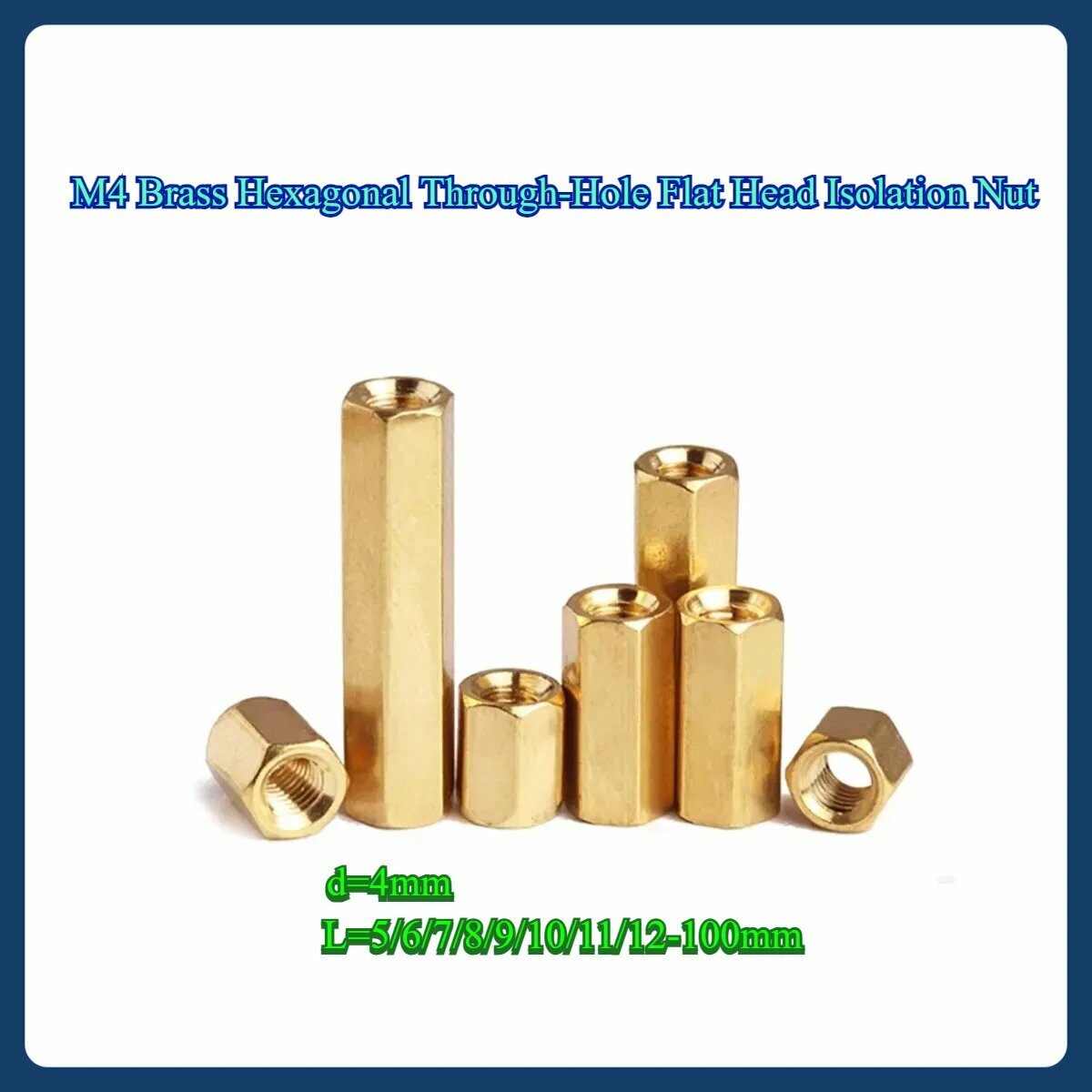 Латунные винты M4 M4X 15 10pcs