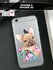 Чехол на Apple iPhone 6 / Айфон 6 с принтом "Бульдог и сладости", прозрачный