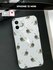 Чехол на Apple iPhone 12 mini / Айфон 12 Мини с принтом "Паттерн цветы сепия"