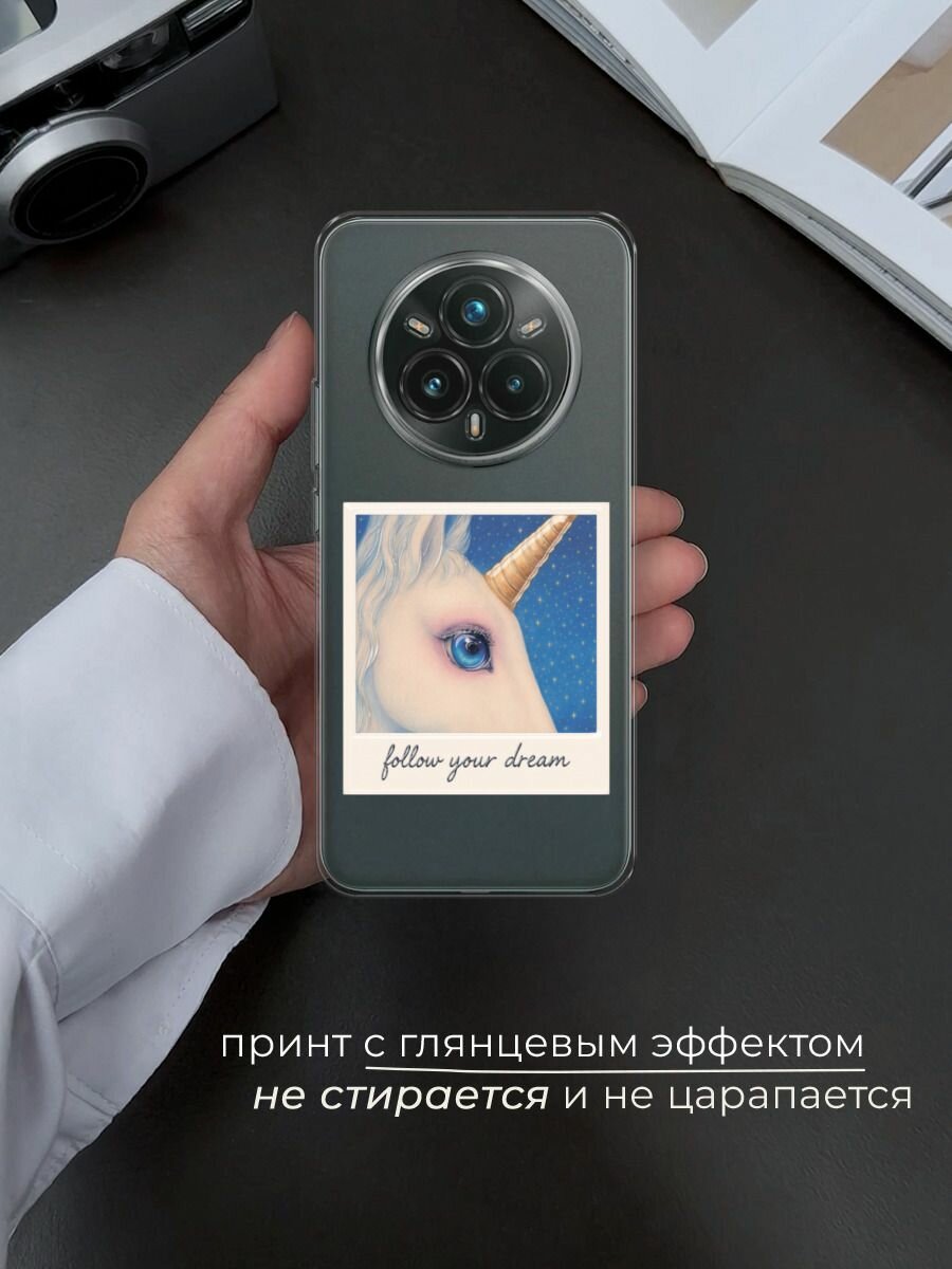 Чехол на Realme 14 Pro / Реалми 14 Про с принтом "Глаз единорога" — фото 1