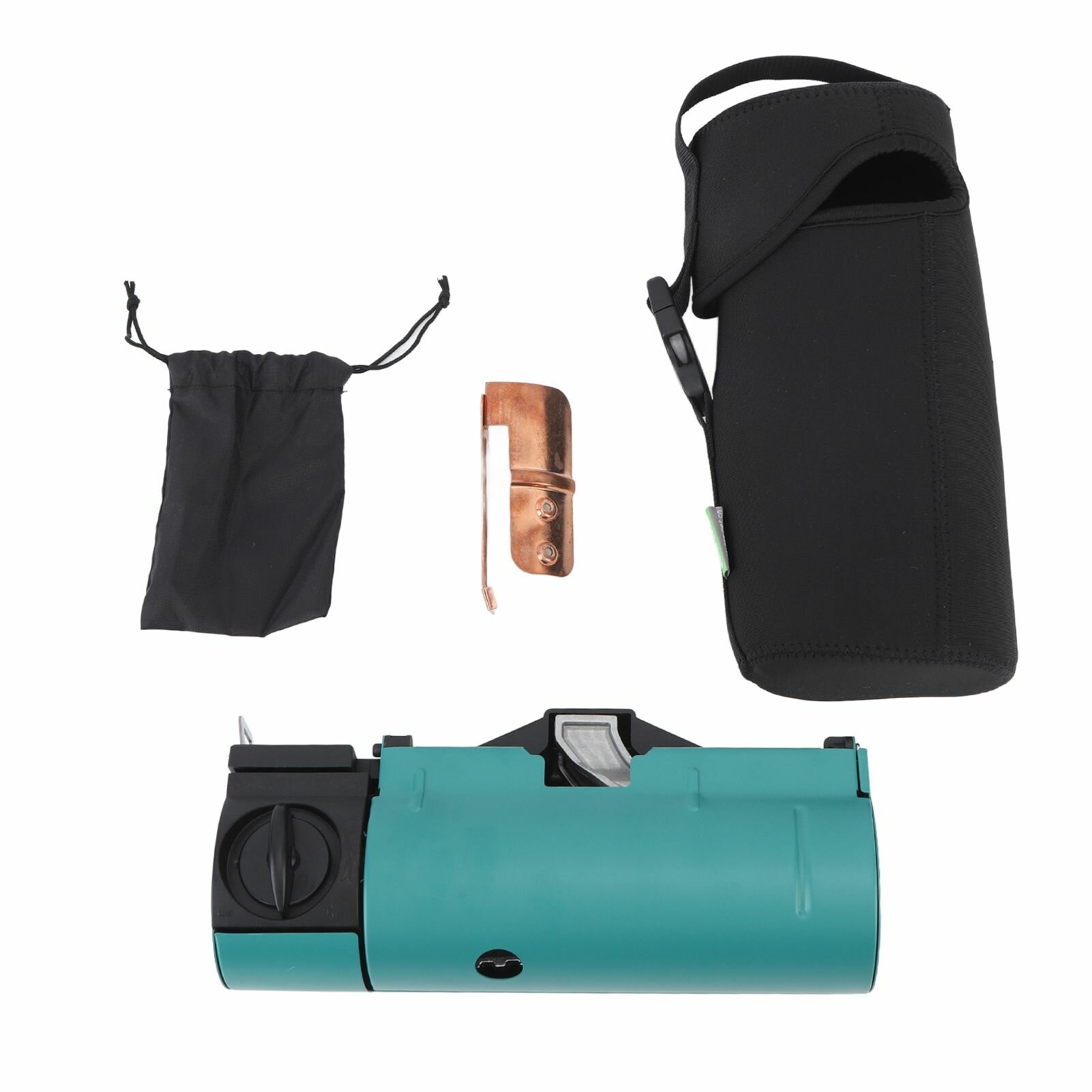 Складная кассетная плита с теплопроводящим листом, портативная бутановая газовая печь для кемпинга на открытом воздухе, зеленая