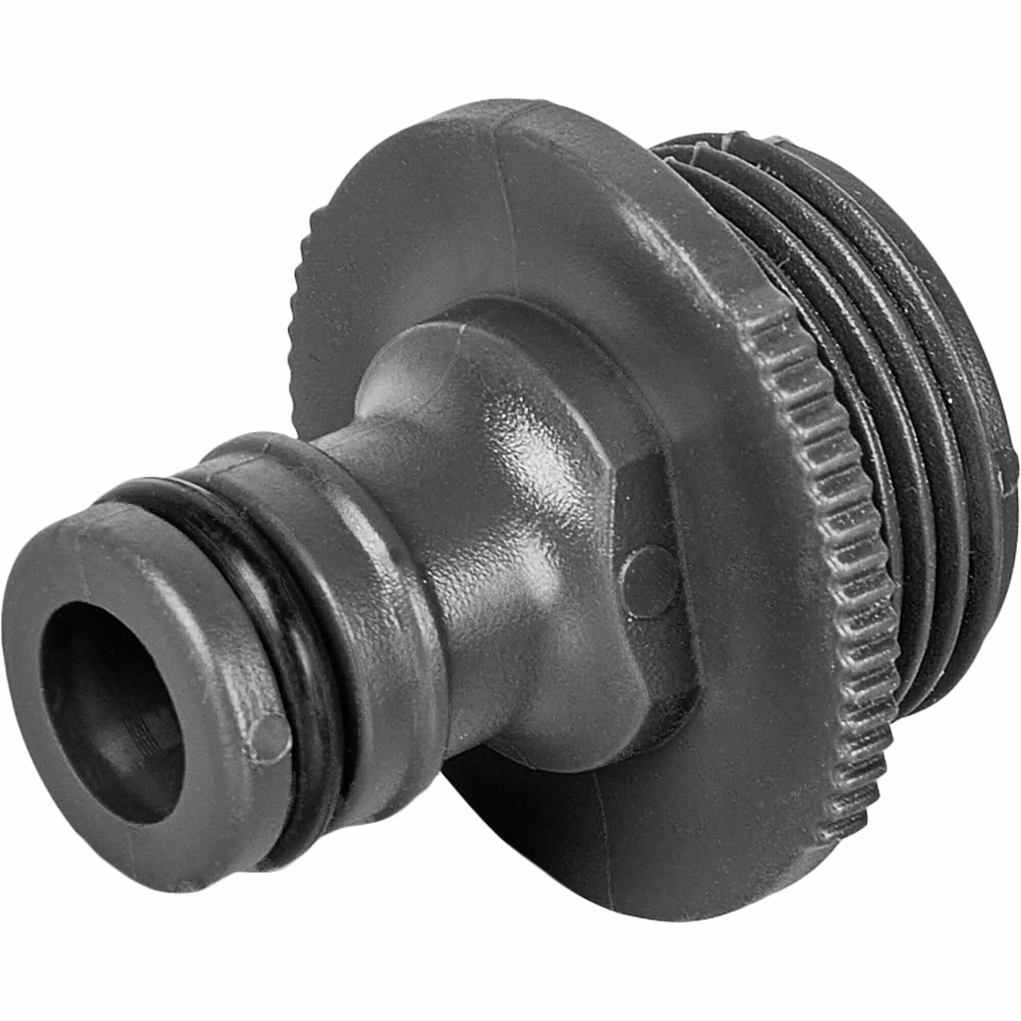 Быстросъемный штуцер для шланга 3/4 дюйма с резьбовым соединением и уплотнителем