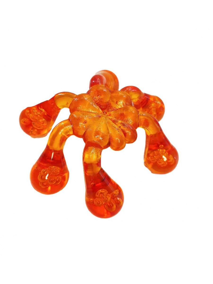 Массажёр Лапонька-Краб с шипами на шести массажных элементах