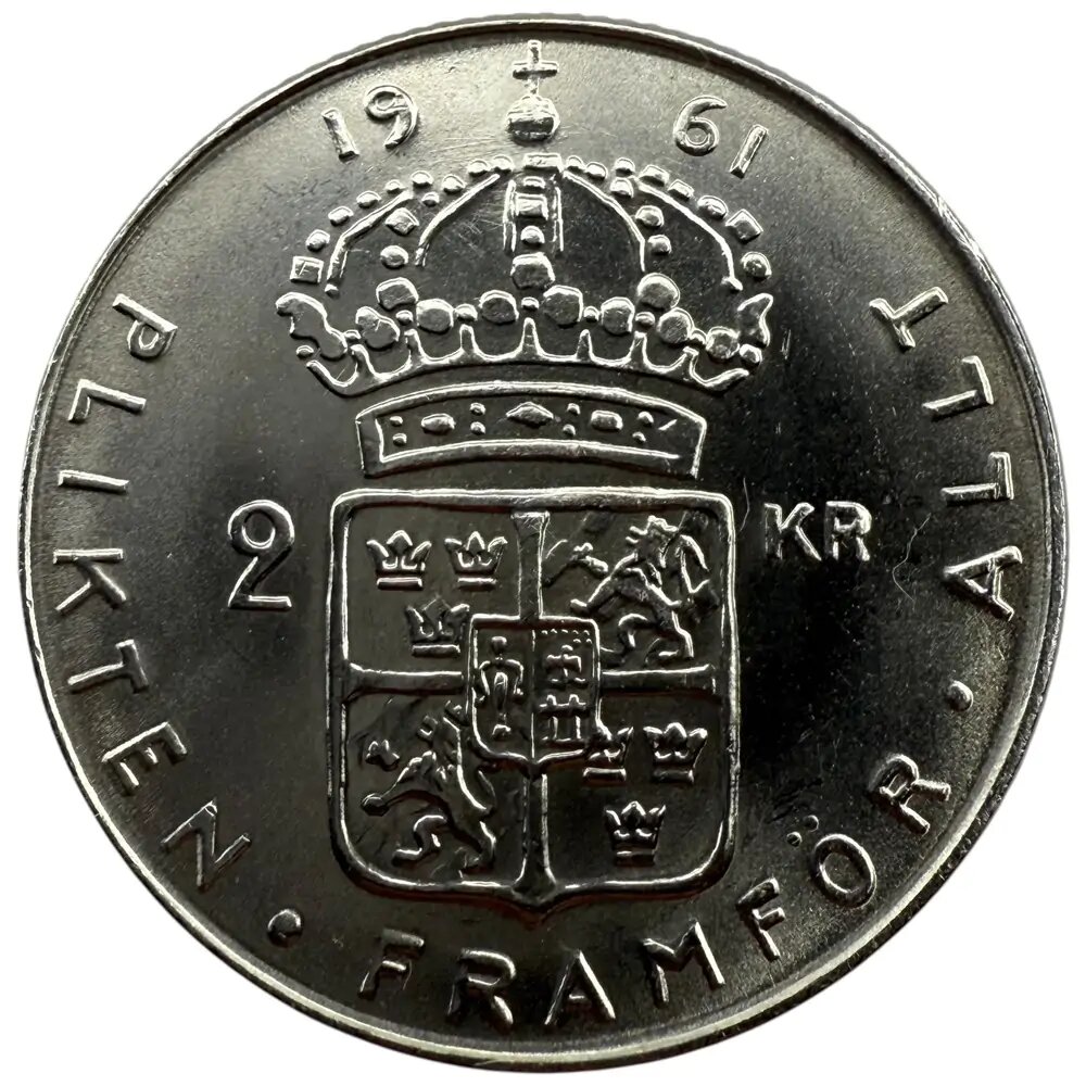 Швеция 2 кроны 1961 г.