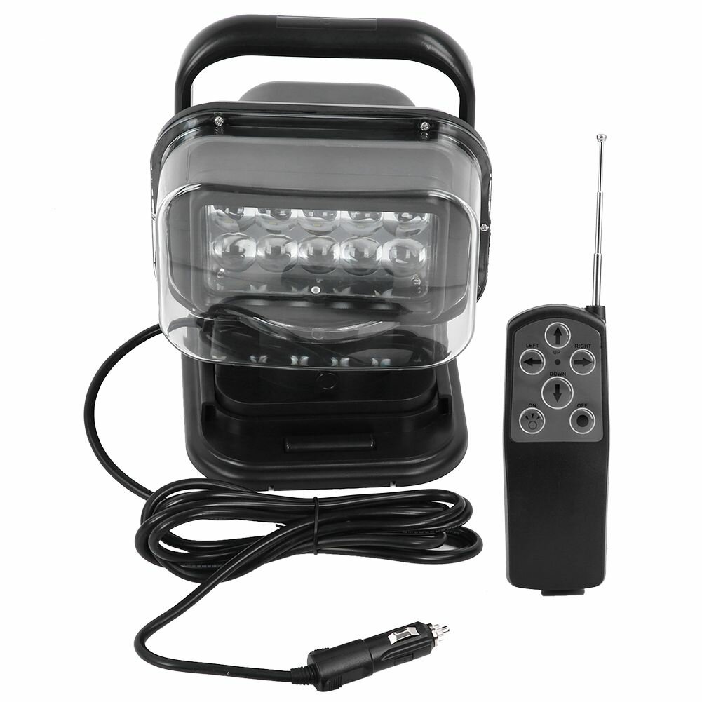 Мощный светодиодный прожектор 50 Вт с пультом ДУ магнитным креплением 360 для авто и внедорожников