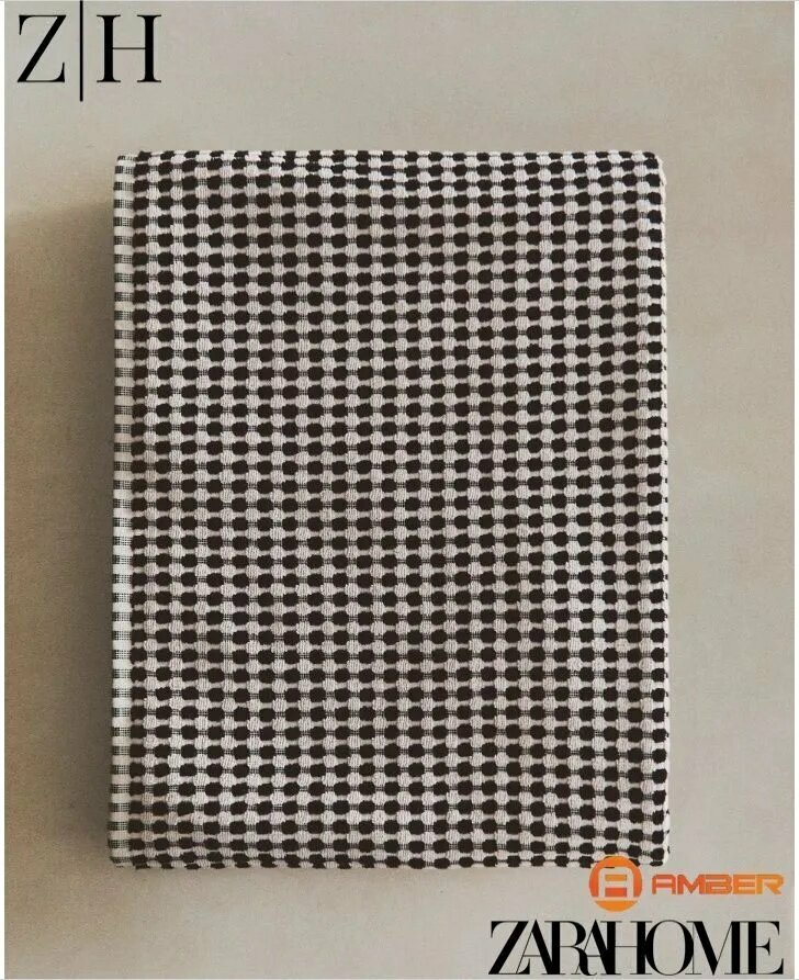 ZARA HOME Полотенце для ванной Банное полотенце, Вата, 50x90 см, черный, 1 шт.