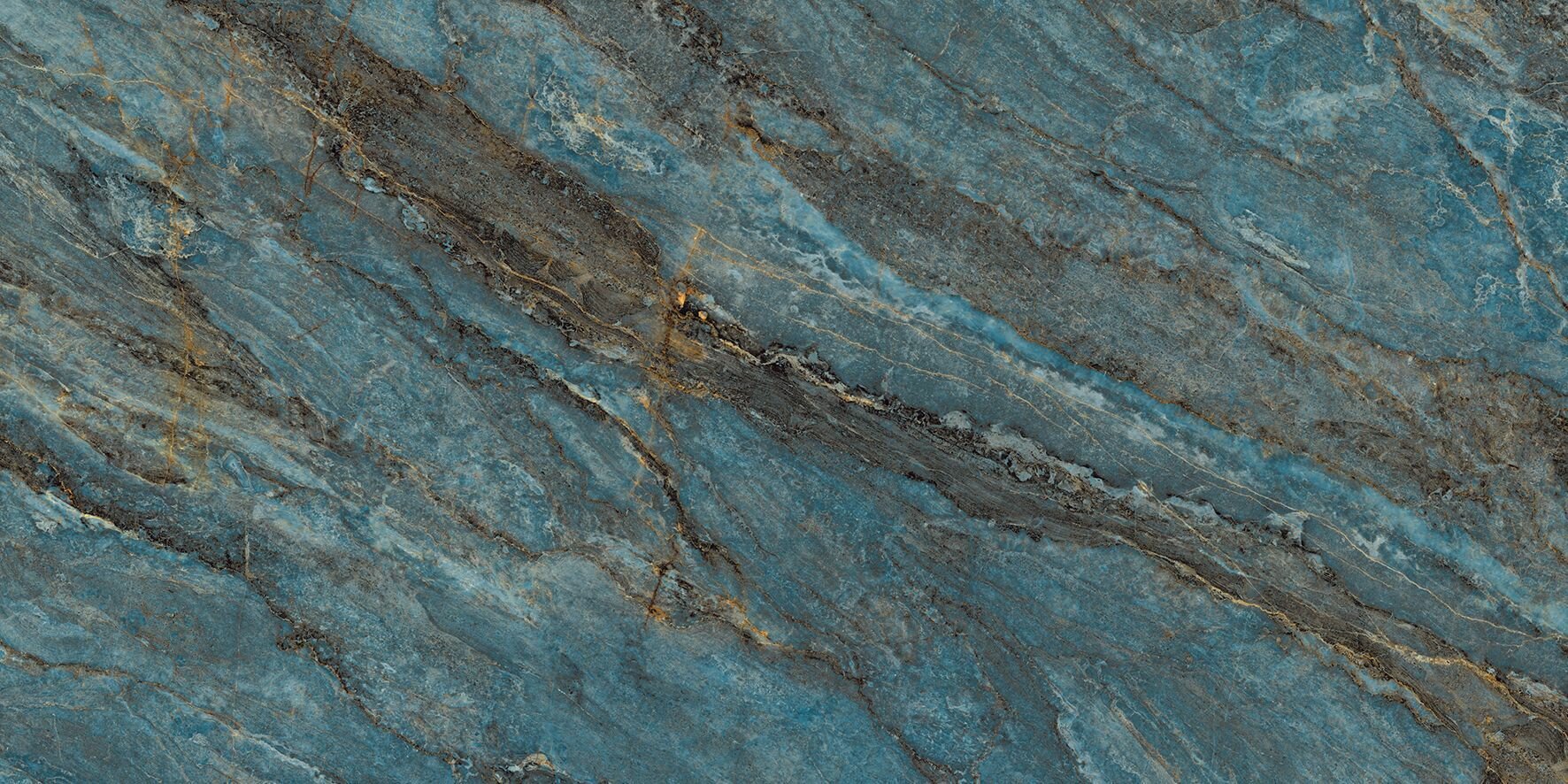 Laparet Керамогранит Beam Turquoise бирюзовый шайн лап 60x120 8 мм (цена за 1.44 м2)