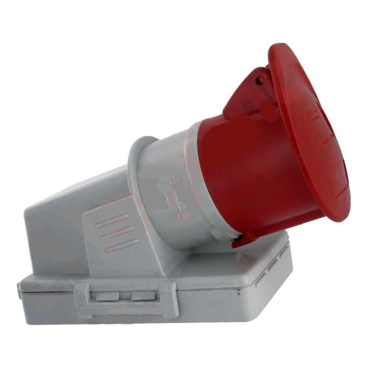 Розетка кабельная 32А 3Р+Е IР44 на поверхность 415В Р17 055577 Legrand/Daccord