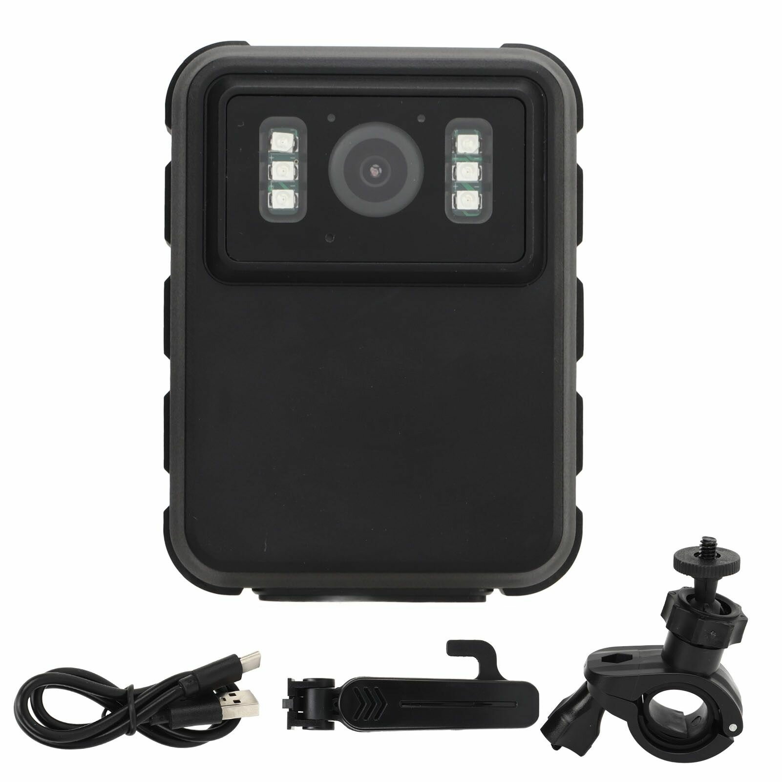 Мини-видеорегистратор 2160P HD, циклическая запись, ночное видение, обнаружение движения, портативная карманная камера с задним зажимом