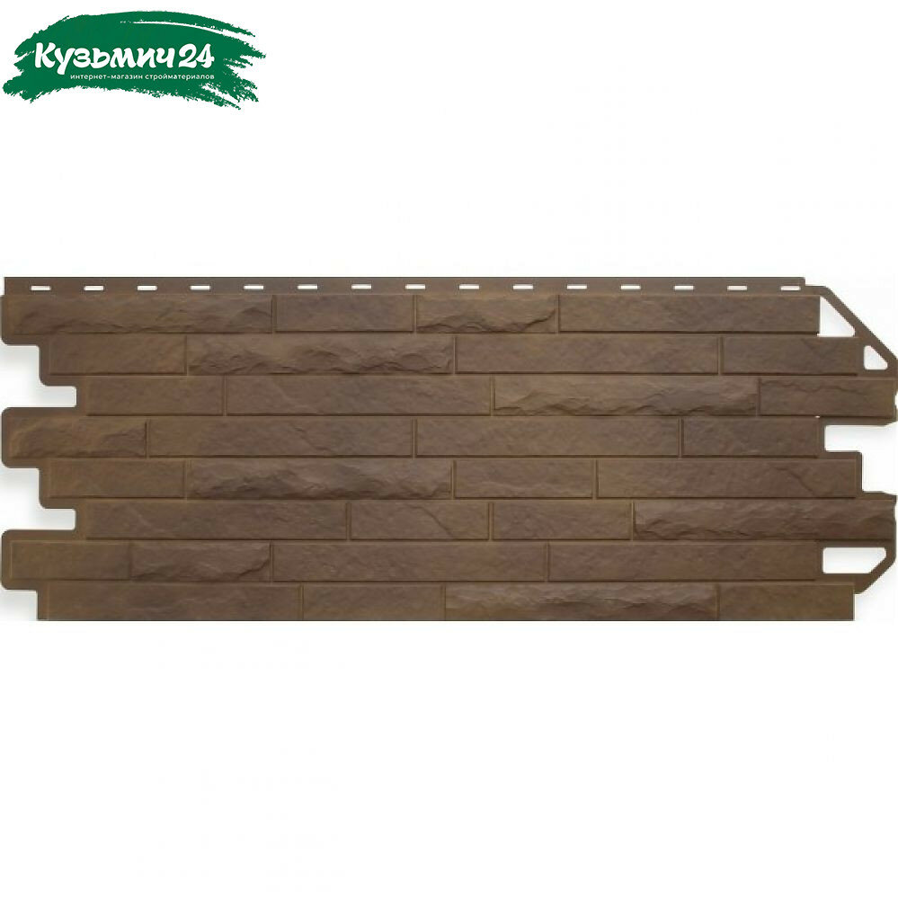 Сайдинг цоколь-панель кирпич-антик Рим, 1 шт.