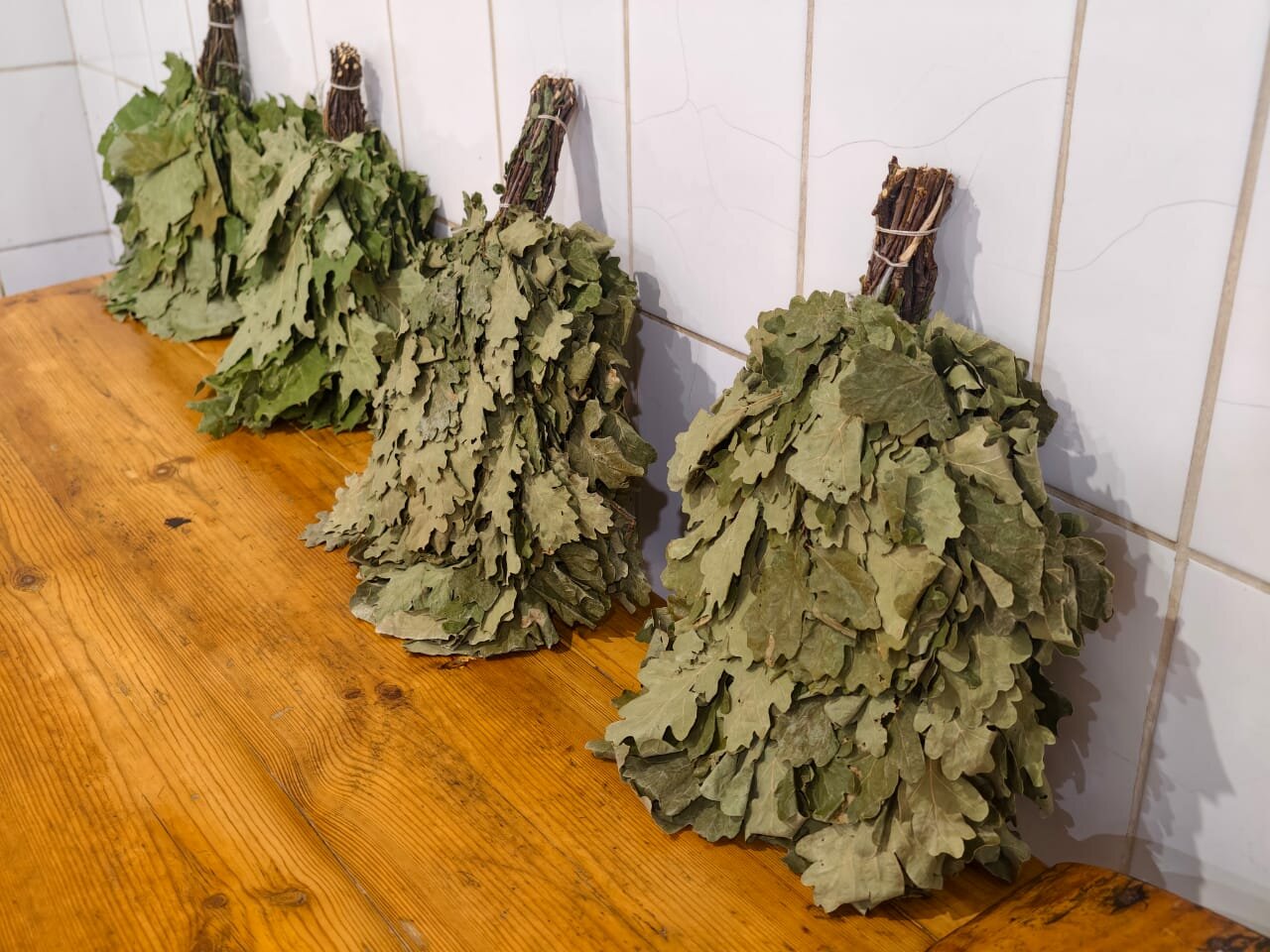 Веник для бани Дубовый 5 штук