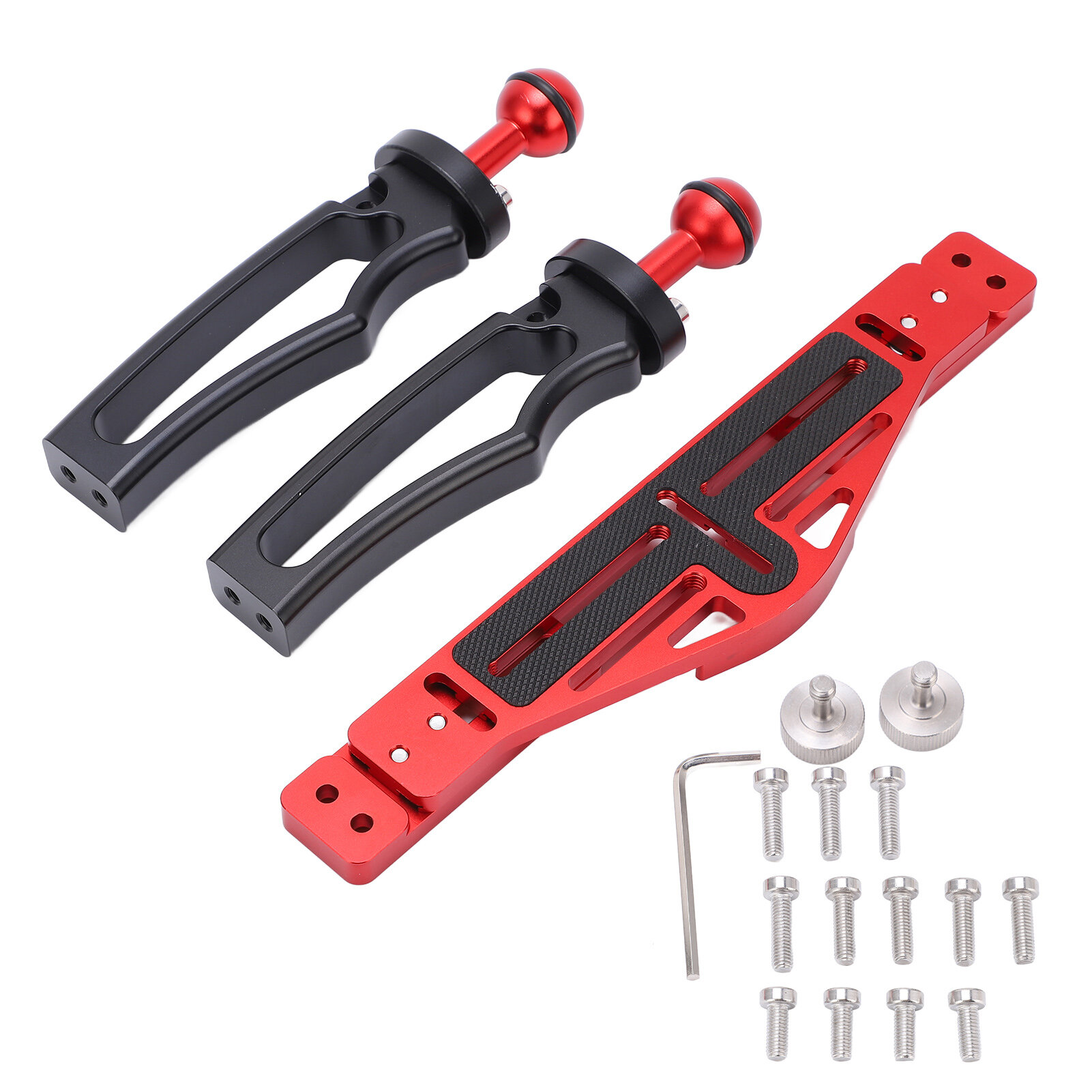 Стабилизатор лотка с двойной ручкой, корпус для подводной камеры для дайвинга, крепление лотка для SONY