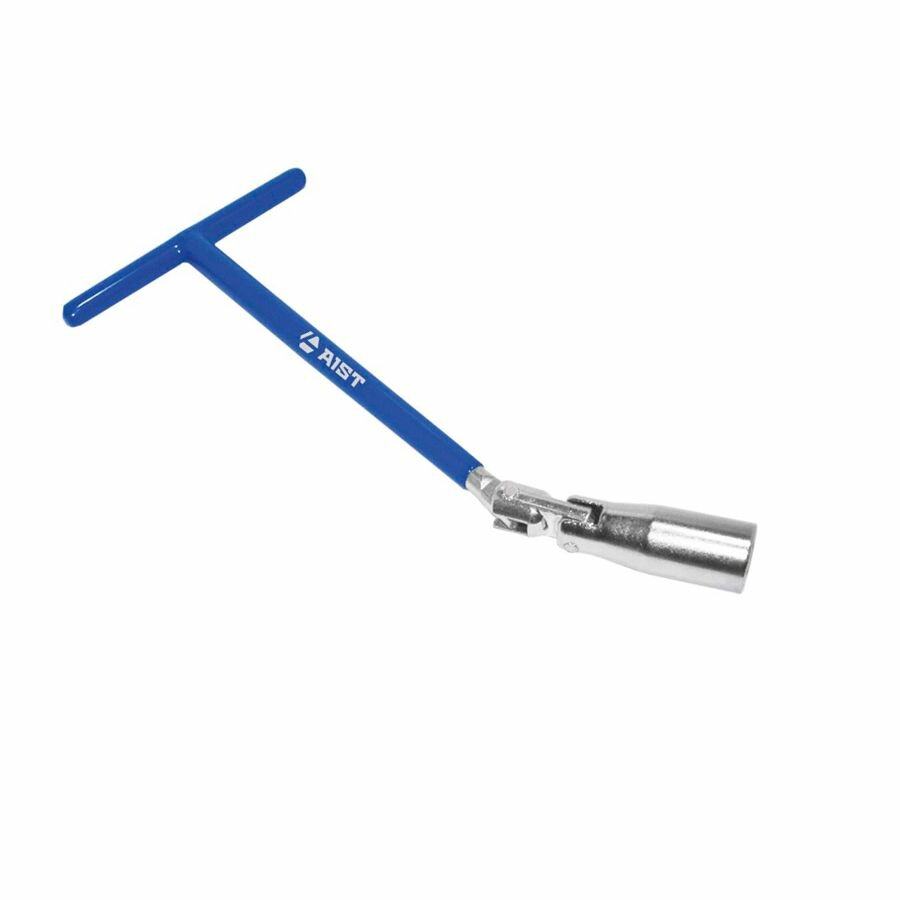 Свечной ключ на 21 мм с резинкой шарнирный 300мм AIST 17011221 Т-образный карданный