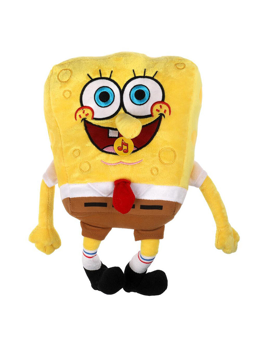 Игрушка мягкая Губка Боб 20 см озвученный V61389-20S с 3 лет Добрые игрушки