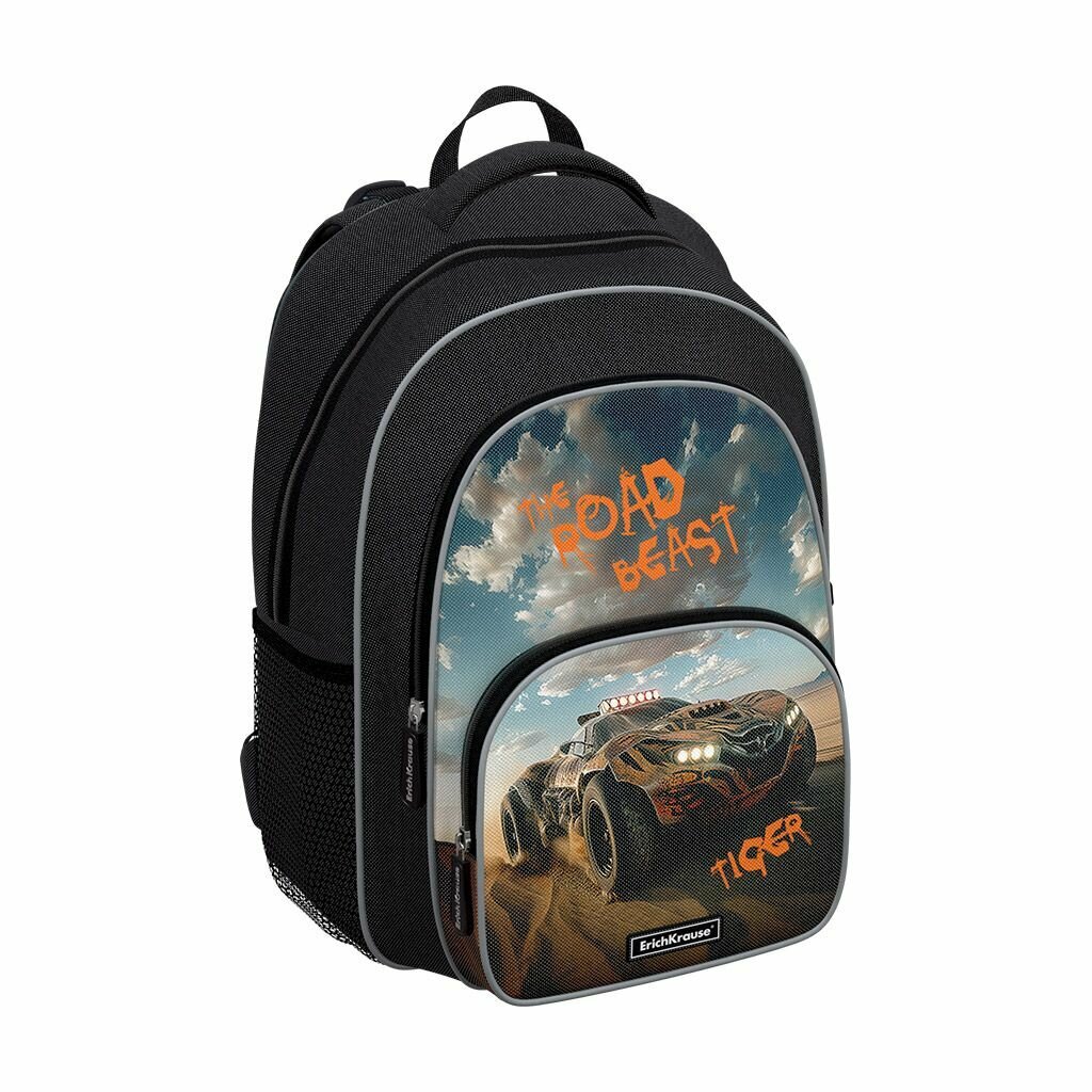 Рюкзак школьный Роад Бист ЭргоЛайн мягкий эргоном. 300х390х220мм 17л Erich Krause