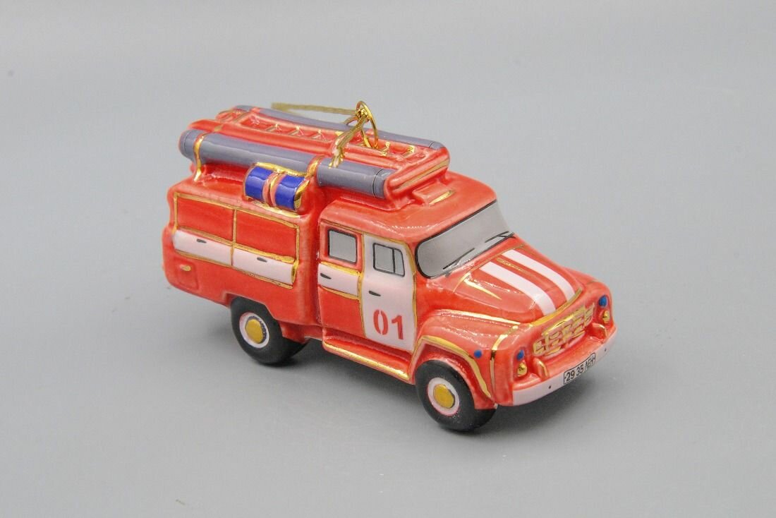 Ёлочная игрушка "Пожарная машина"