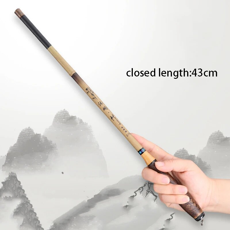 Телескопическая удочка бамбуковая, 43см, Length: 4.5m