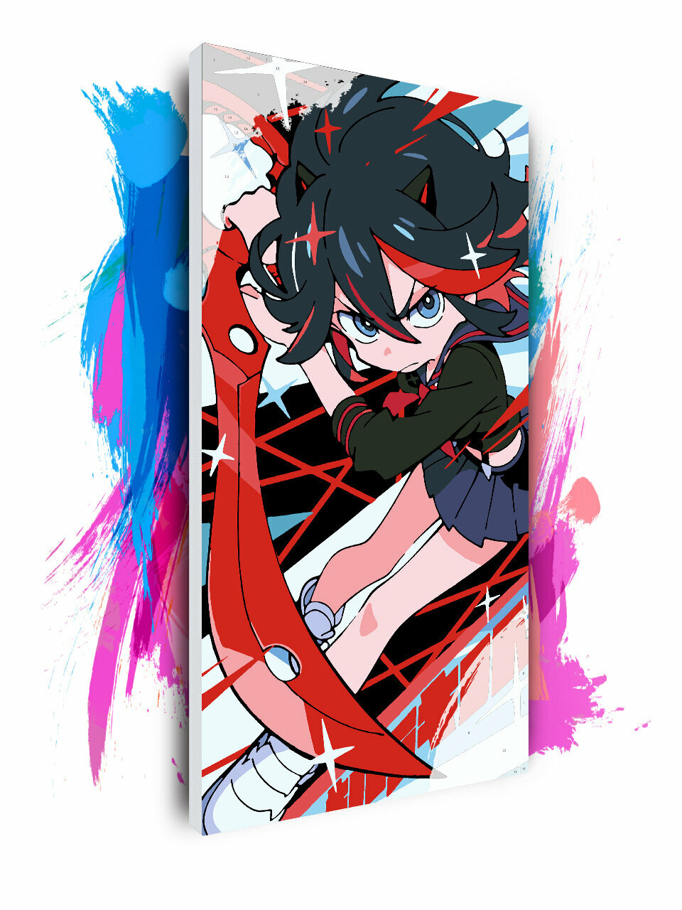 Картина по номерам на холсте Kill la Kill - Рюко Матой, 40 х 80 см