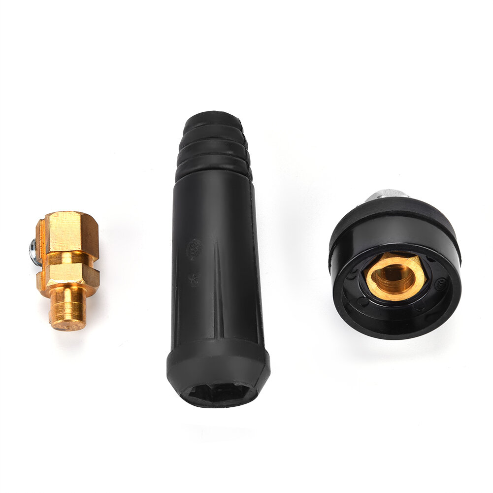 1 шт. DKJ10-25 черный быстроразъемный адаптер для сварочного кабеля европейского типа