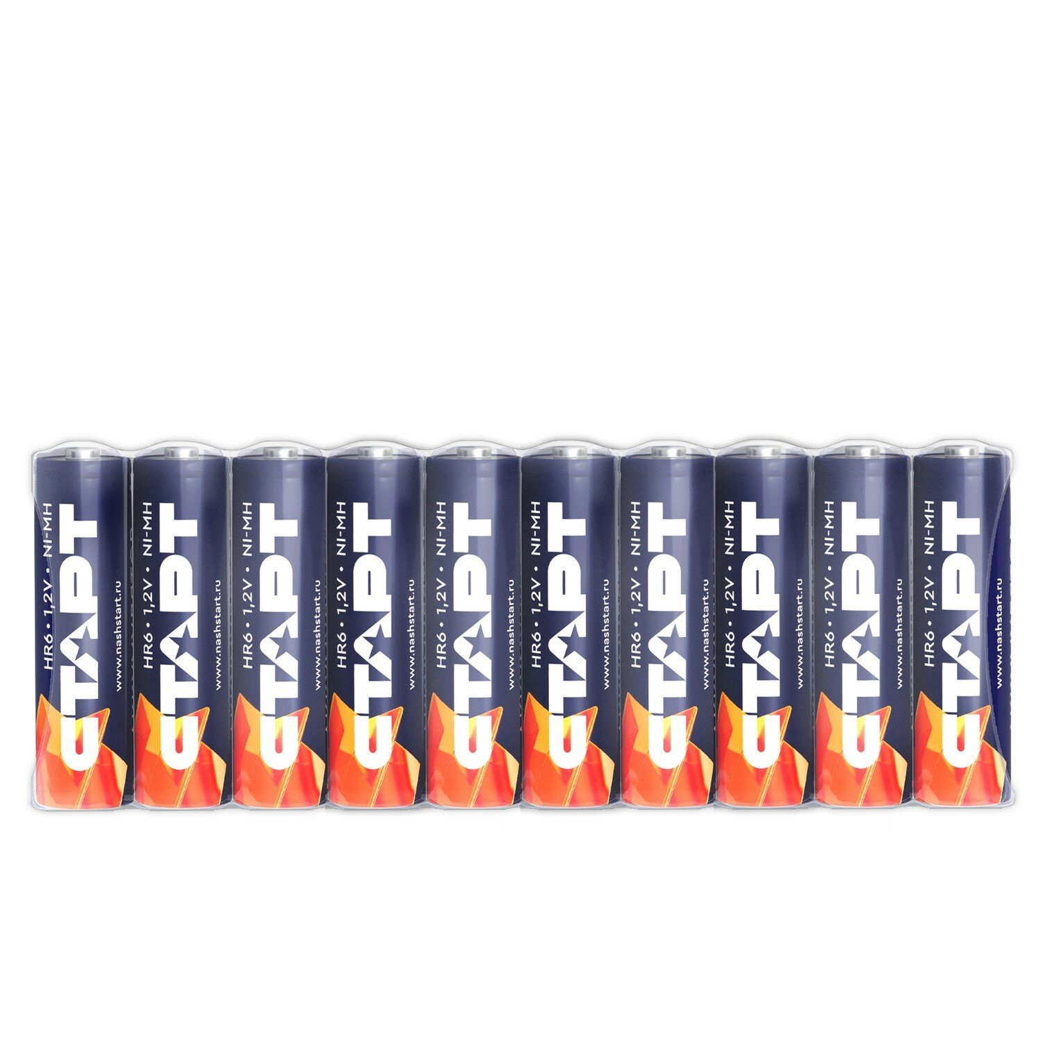Аккумуляторные батарейки Старт HR6 AA 2300mah NIMH-SH10 1.2 В АА 10 шт