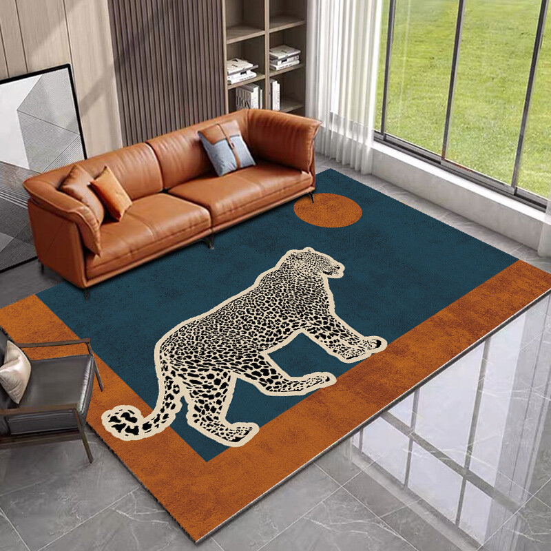 Ковер для дома из 100% шерсти, шкура леопарда на , р-ры в ассортименте,120*160cm