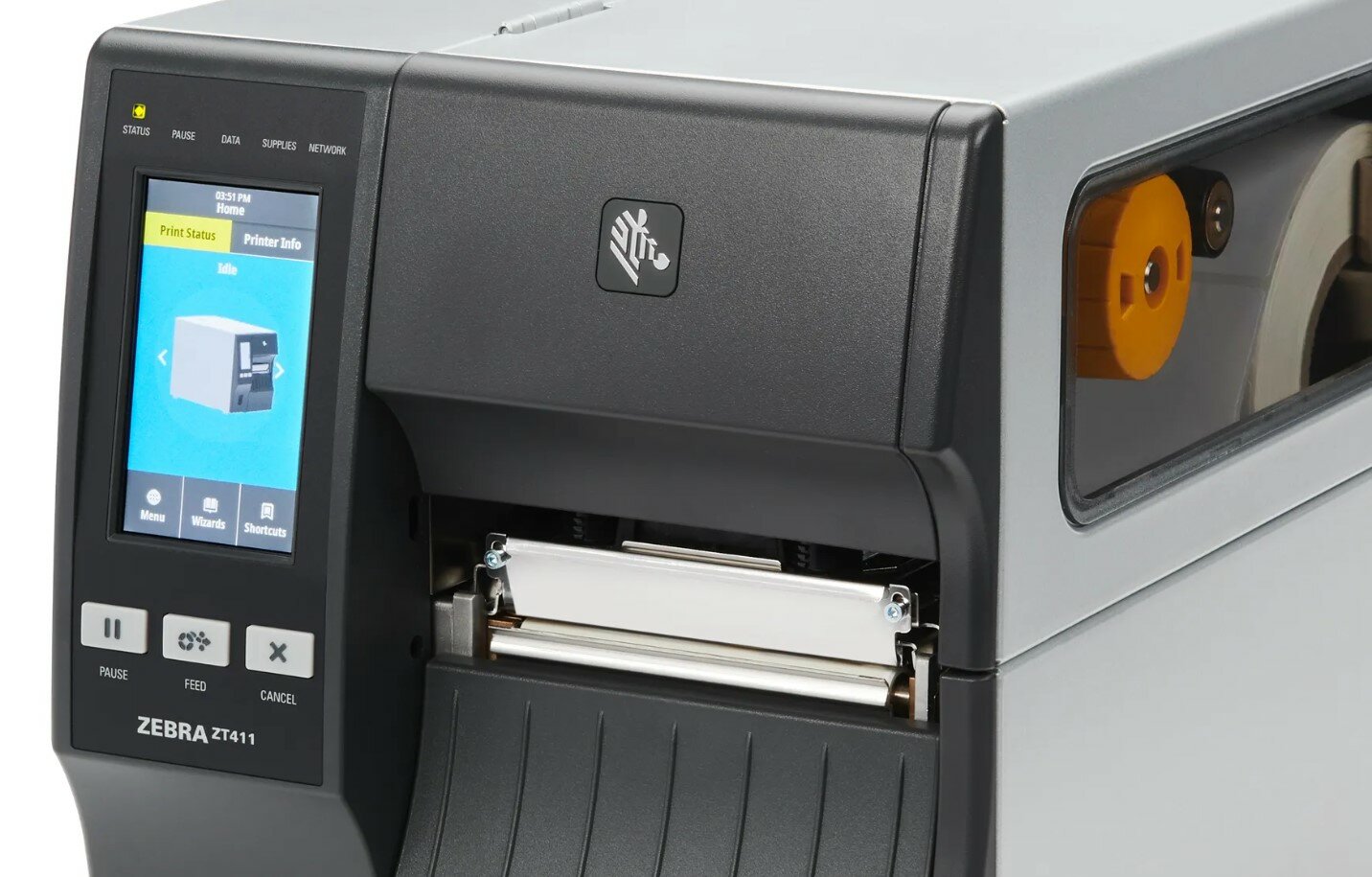 Термотрансферный Принтер Zebra ZT41142-T090000Z, 203 DPI, USB, Ethernet, промышленный класс