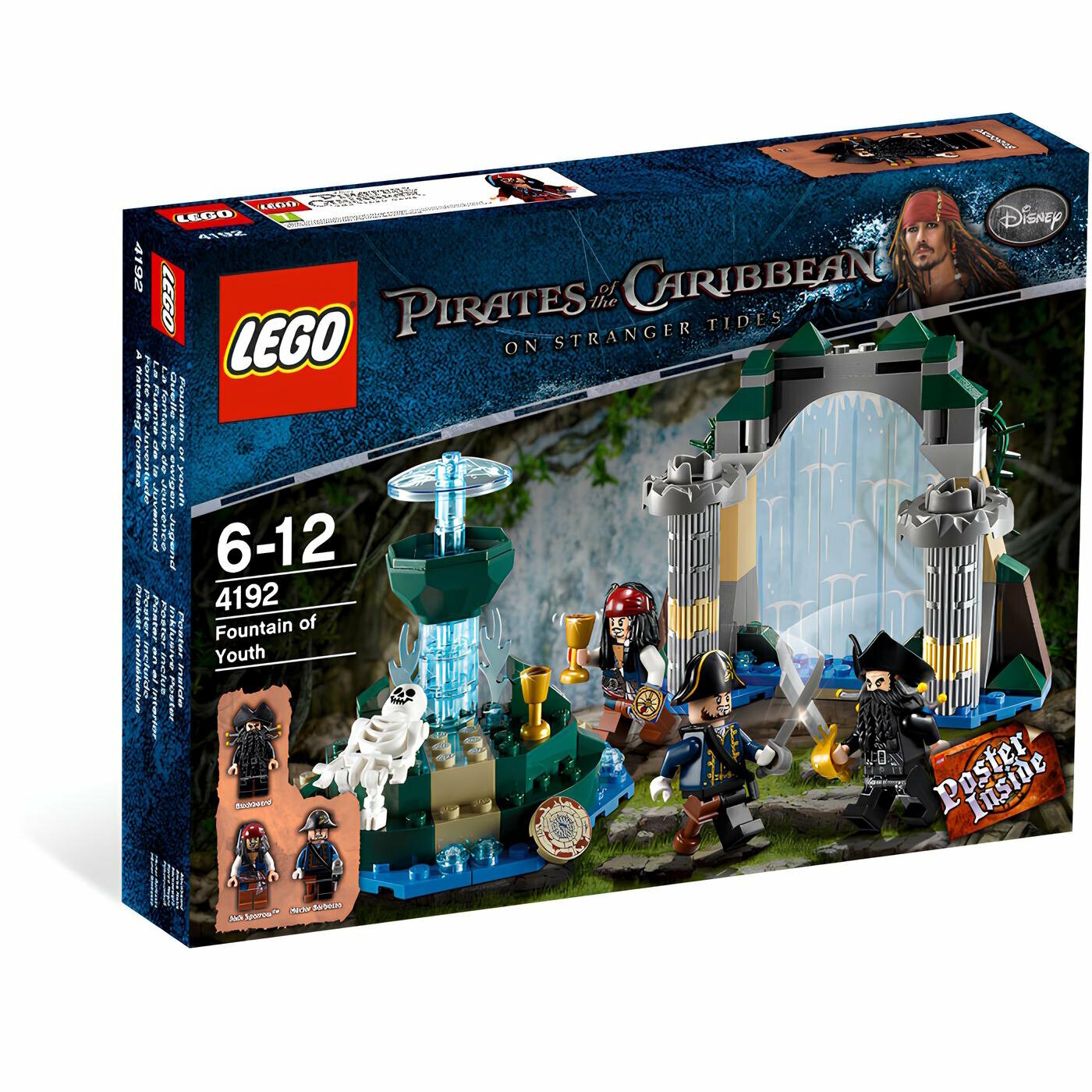 Конструктор LEGO Pirates of the Caribbean 4192 Фонтан Юности, 128 дет.