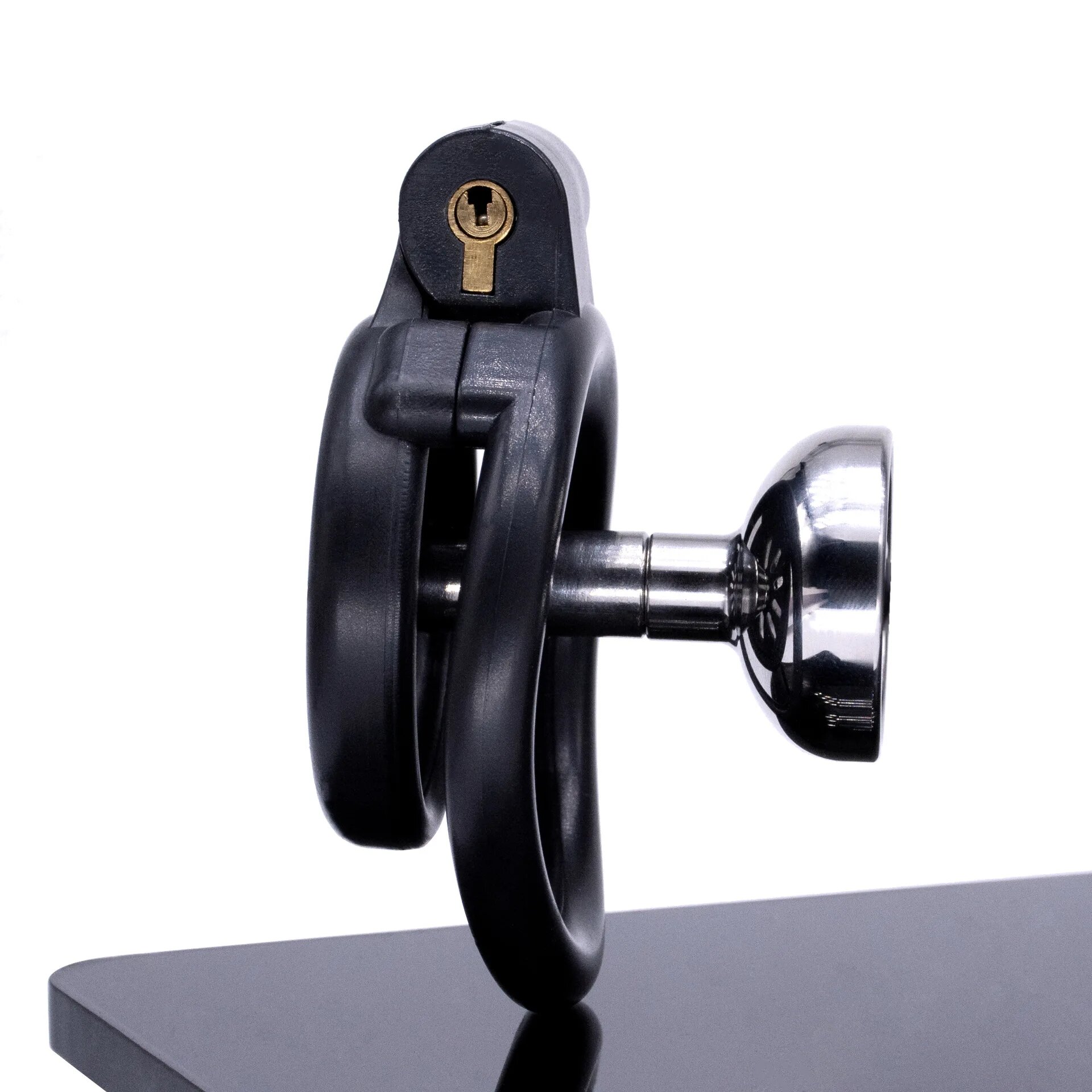 Новая плоская клетка целомудрия, клетка для пениса с отрицательным катетером, съемный пенис, Black-G