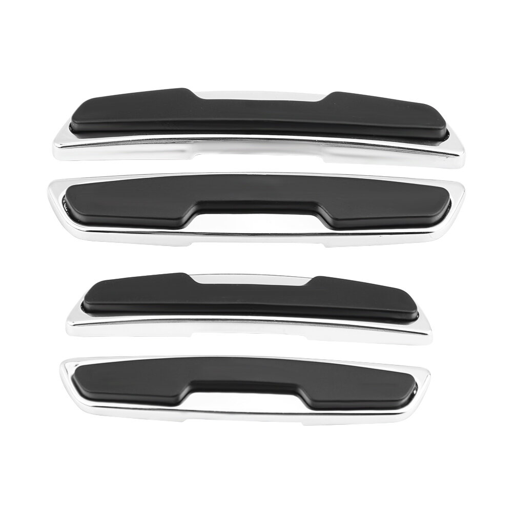 Universal Car Door Side Protector Bumper Strips Guards Stickers Anti Collision Bar Black