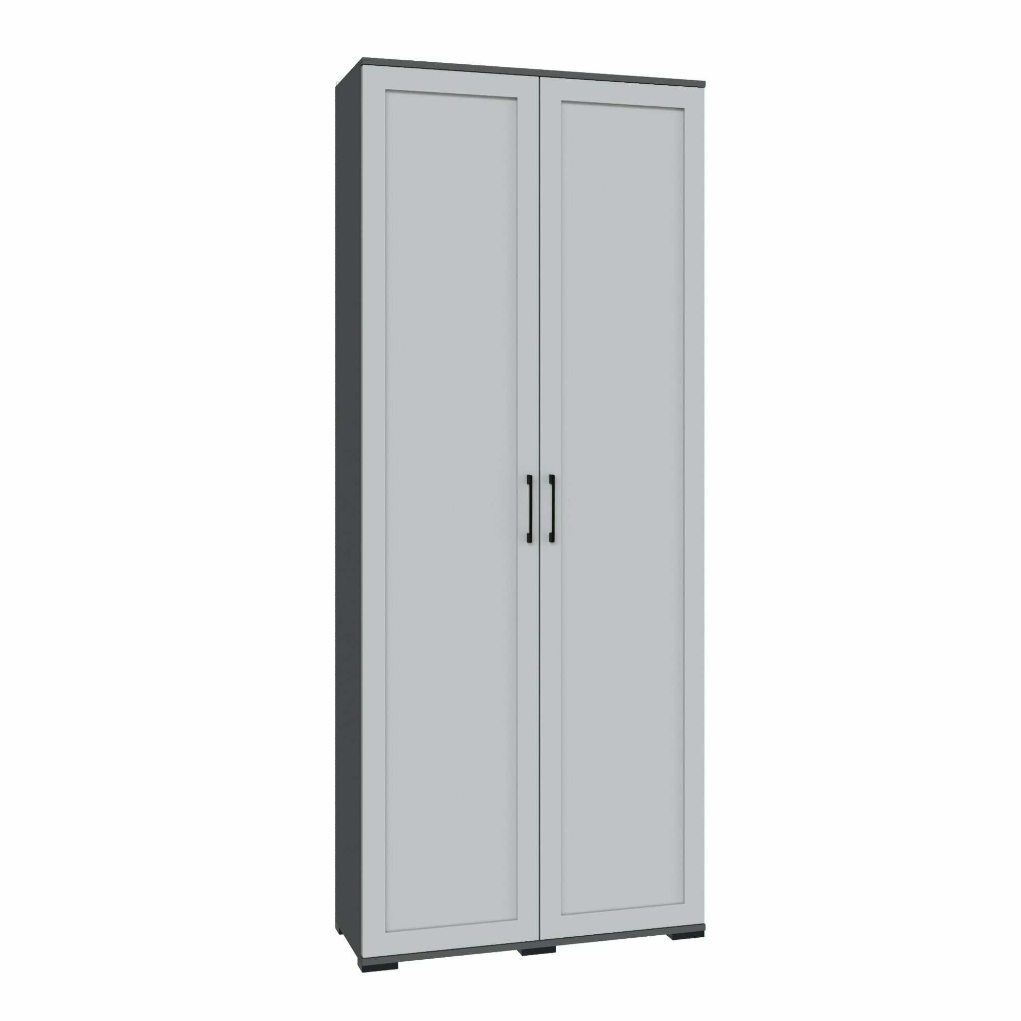 Гостиная София Шкаф комбинированный СШ-1 графит серый/светло-серый (Микон)