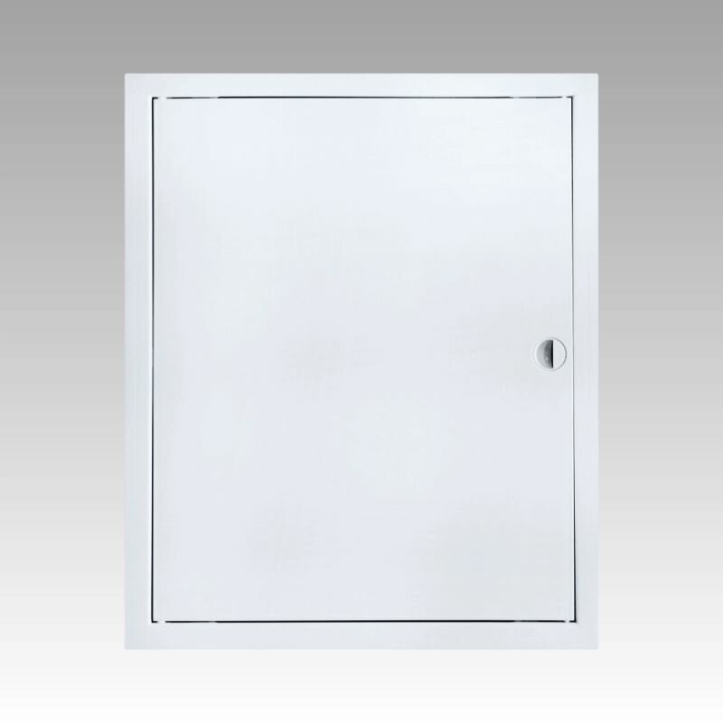 Люк пластиковый 400х400 с ручкой и фланцем EVECS