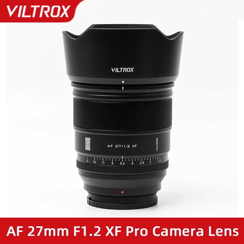 Объектив Viltrox 27 мм F1.2 Pro APS-C для Fuji X-T4 X-T5 X-T20 X-T30 X-H2S X-Pro3