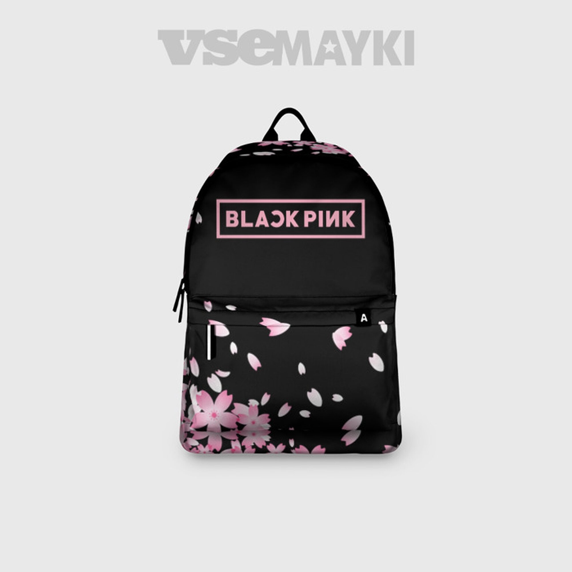 Рюкзак VseMayki с принтом Blackpink, унисекс, One size, белый