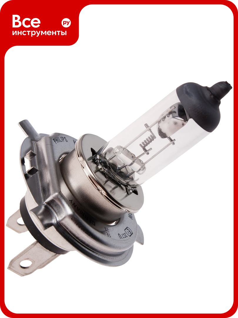 Автолампа PHILIPS H4, 75, 70 P43t-38 MASTER DUTY 24V 10,100 HIT замена P-13342HD 13342MDC1