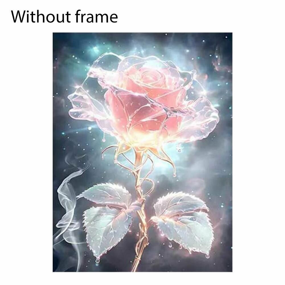 Алмазная мозаика со сверкающими стразами 30x40 см на подрамнике, с полной заполненностью, картина из страз.