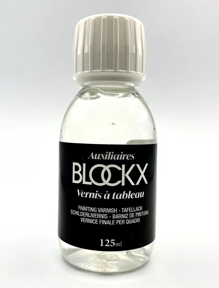 Лак покрывной глянцевый для живописи Blockx 125мл