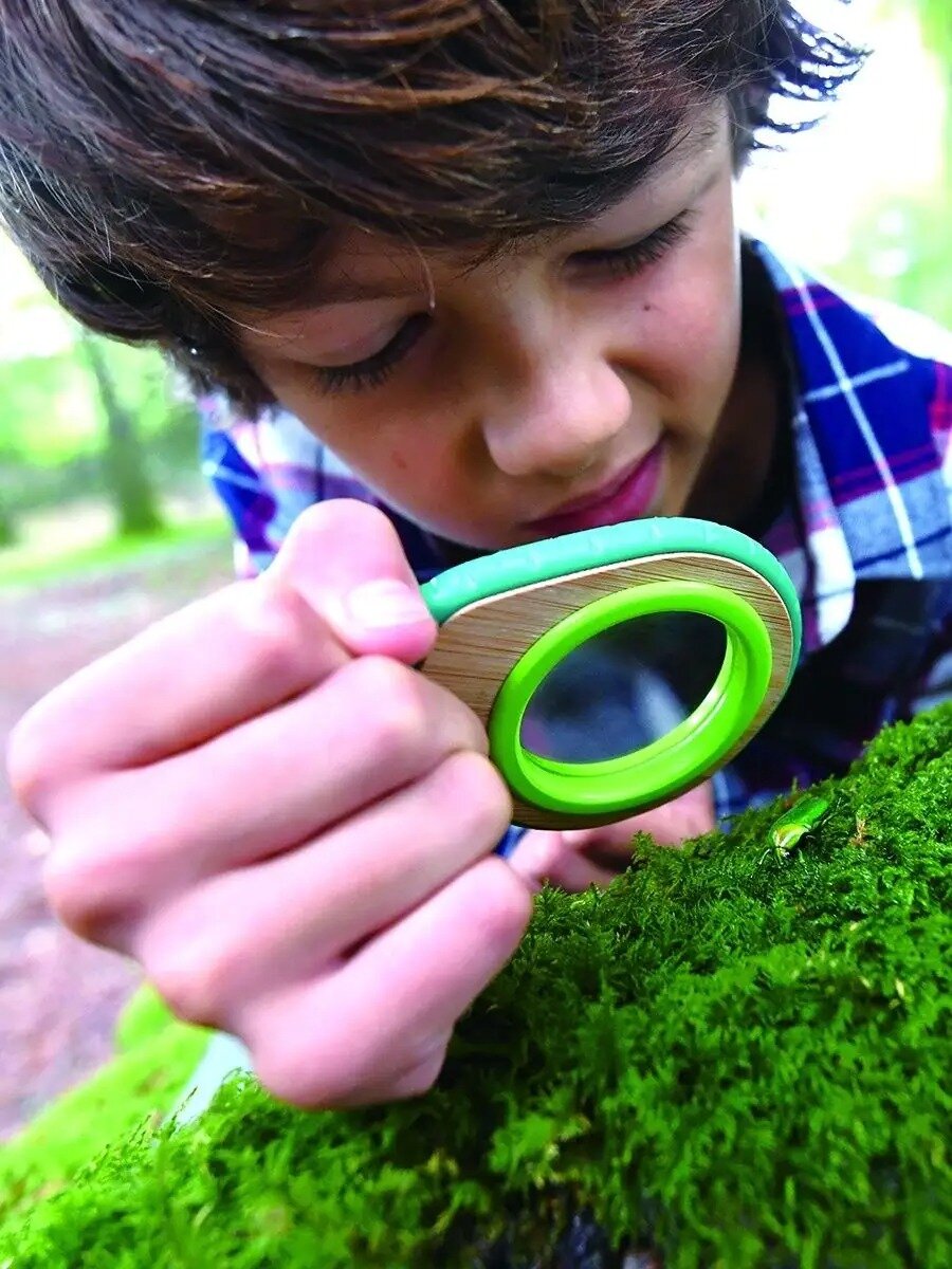 Игровой набор исследователя Hape серии "Набор Туриста", 2 предмета: свисток, 4-кратное увеличительное стекло E5570_HP