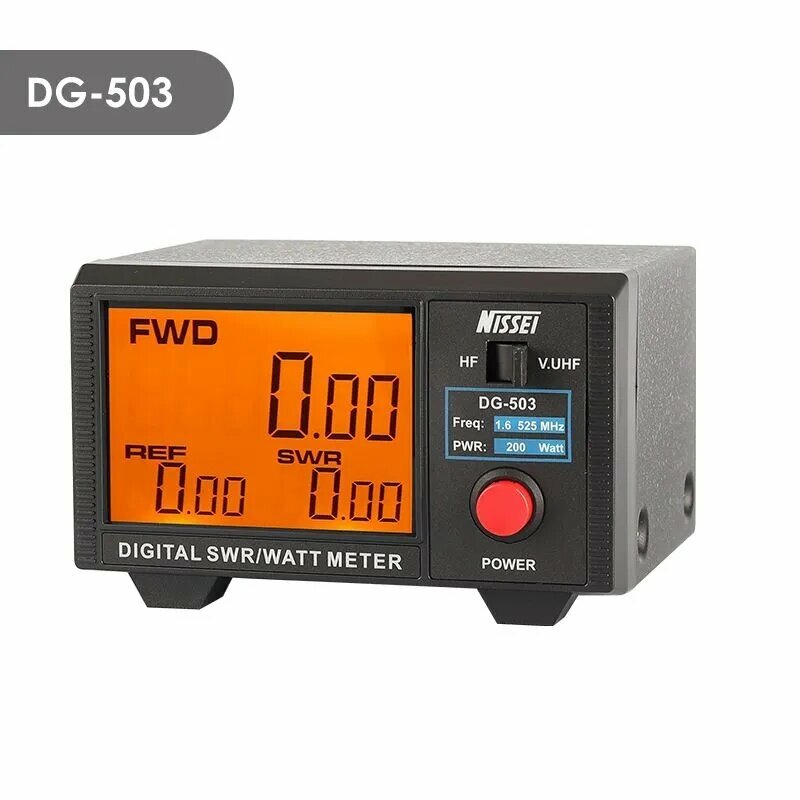 NISSEI DG-503 DG-503MAX Большой Цифровой Экранный Прибор Для Измерения Стоячих Волн 1.6-60 125-525 МГц