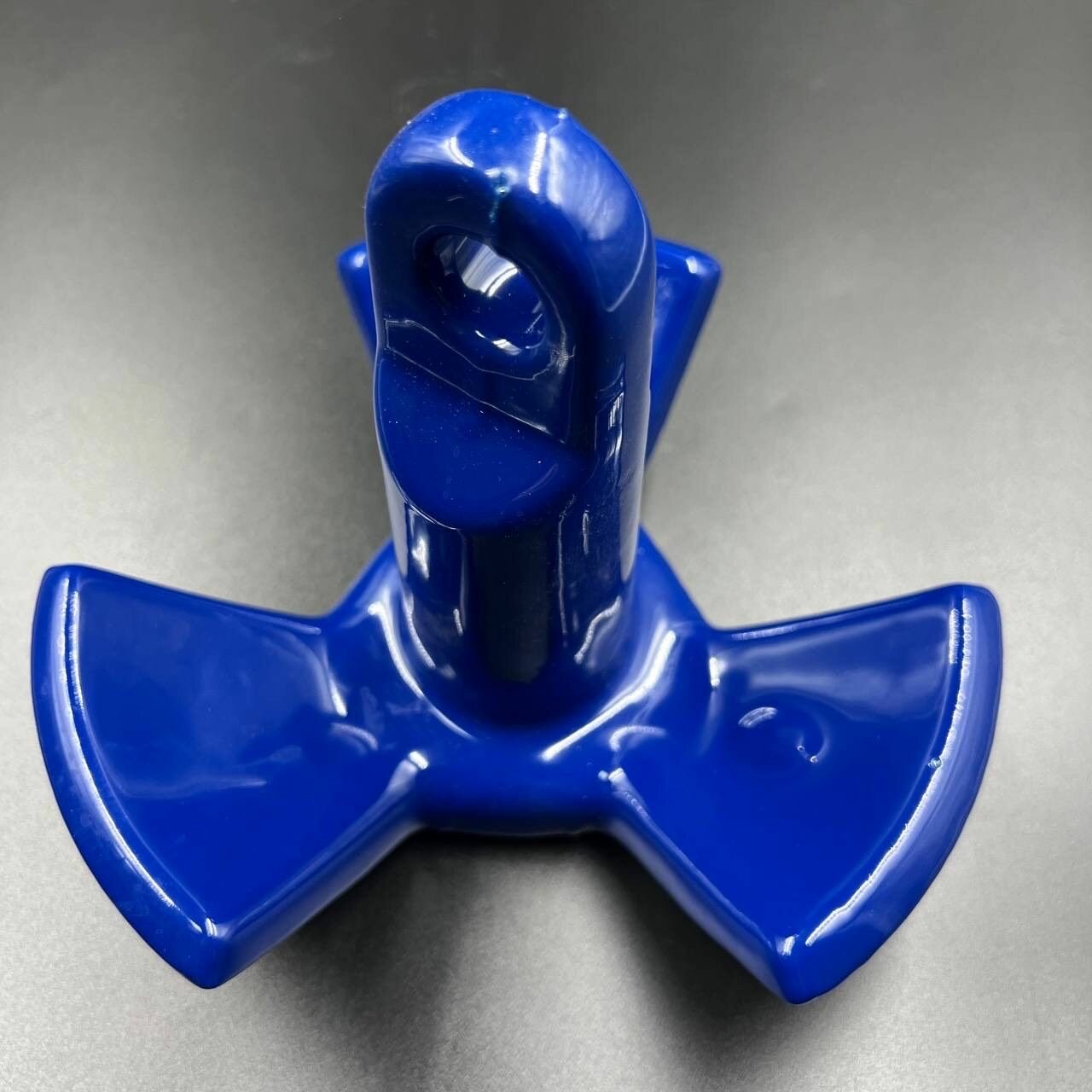 Якорь речной 3-х лепестковый с ПВХ покрытием 3.6кг якорь для лодки стальной Allshine