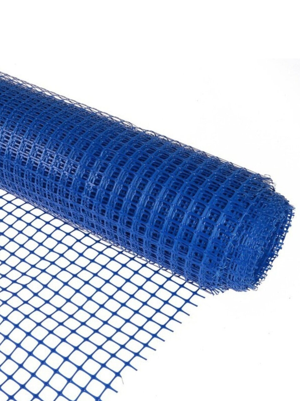 Сетка садовая пластмасса, ячейка 15 х 15 мм, квадратная, 100х2000 см, синяя, Зеленый Луг, Удачная