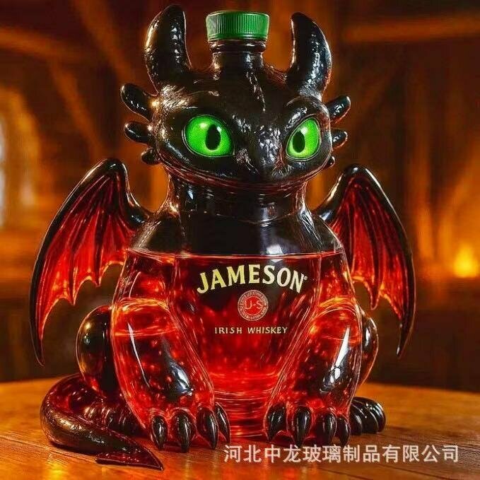 Кросс-бордерная забавная бутылка виски с французским бульдогом