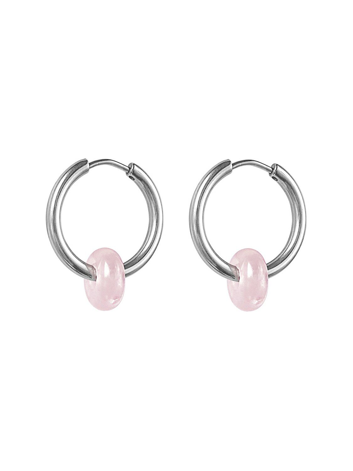 Серьги конго, с подвесками, кварц