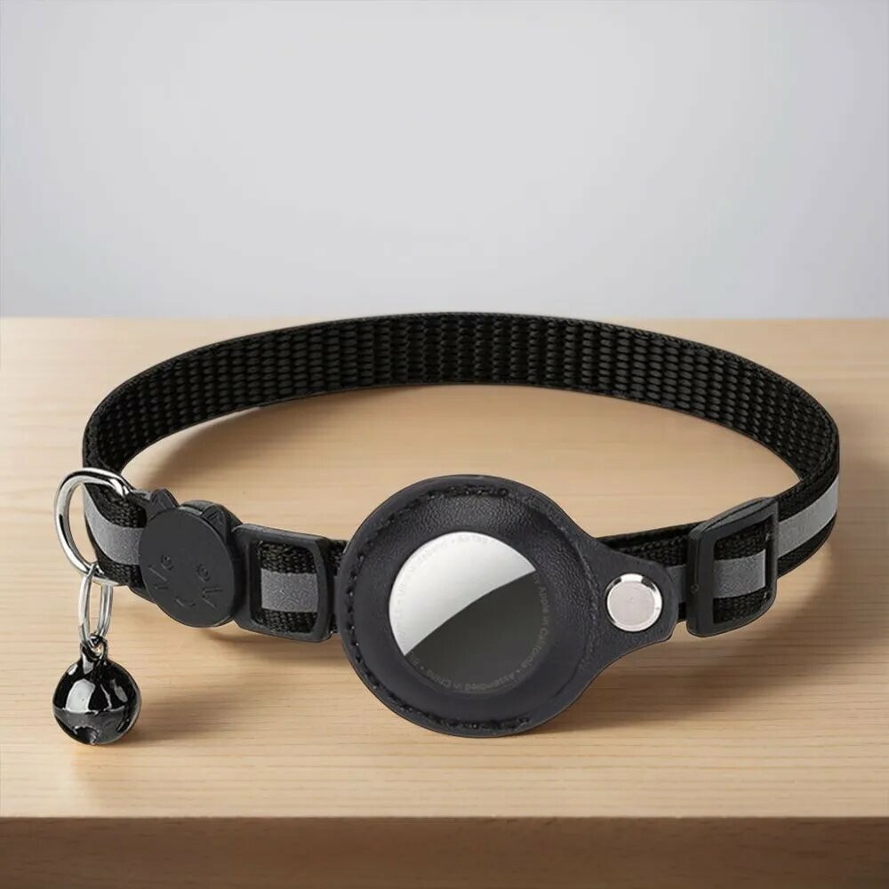 Ошейник для кошек, светоотражающий ошейник для животных с GPS-трекером для Apple AirTag