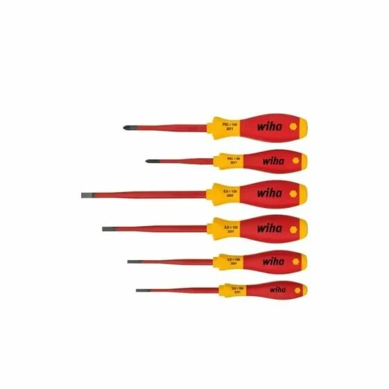 Набор отверток Wiha 35389 3201 K6 SoftFinish electric slimFix Phillips 6 штук