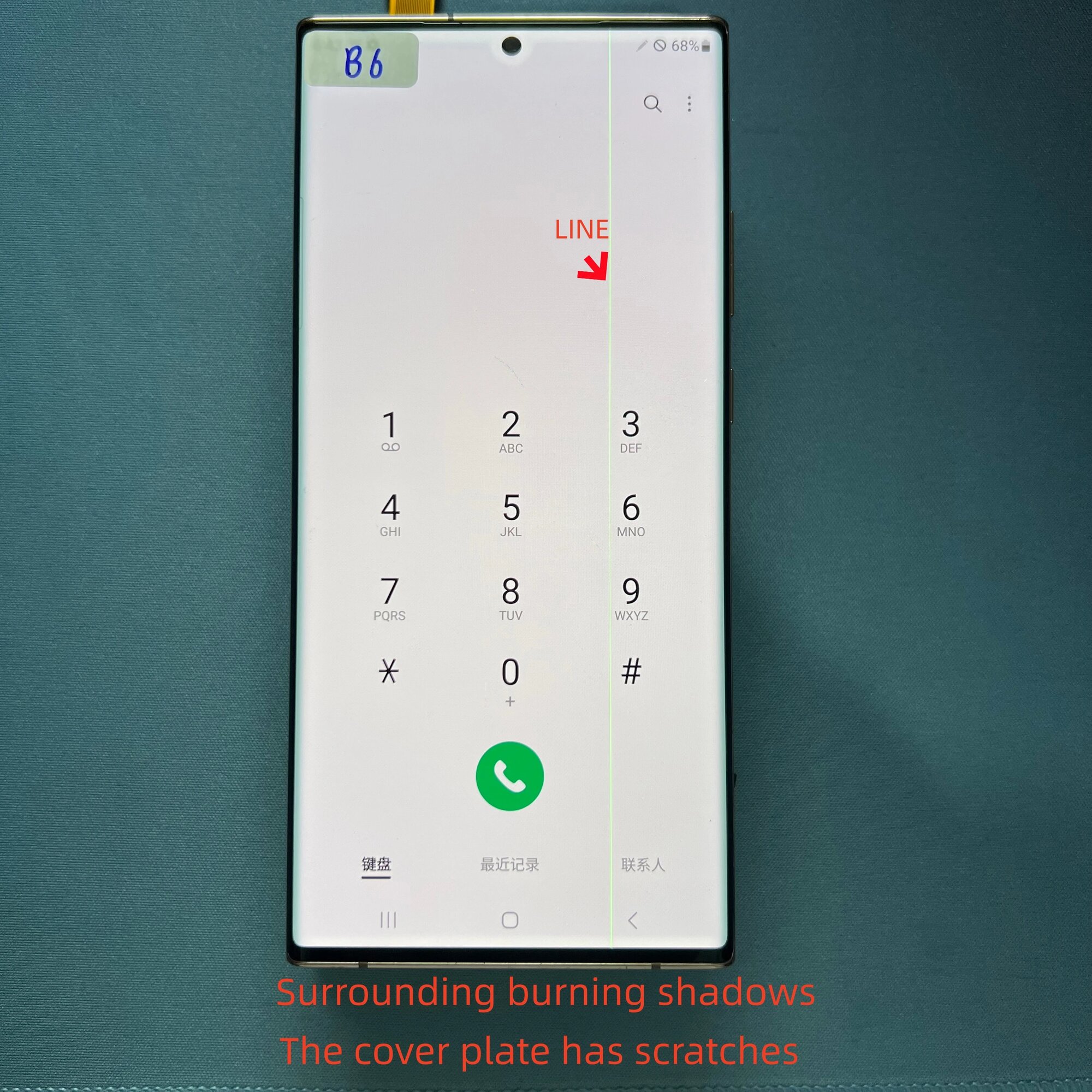 Оригинальный 6,9-дюймовый дисплей для Galaxy Note 20 Ultra 5G, подходит для замены компонентов SM-N9850 N985F N985D N985B/S