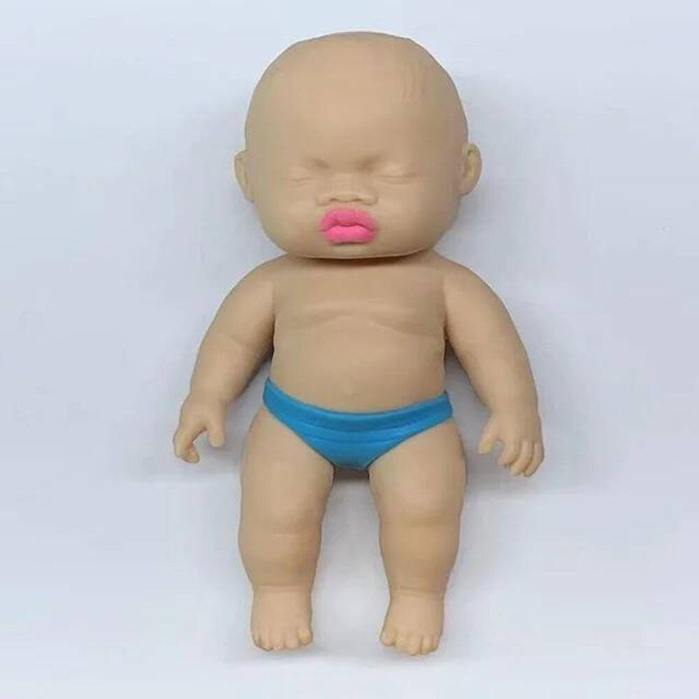 Набор из 2 милых детских игрушек: мягкие фигурки-антистресс, куклы-младенцы, мини-куклы-реборн. Отличный подарок на день рождения для ребенка.