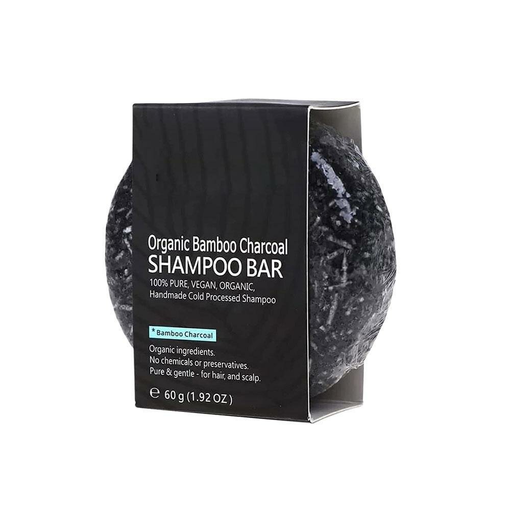 Шампунь-мыло с бамбуковым углем с богатой пеной, глубоко очищает и восстанавливает волосы