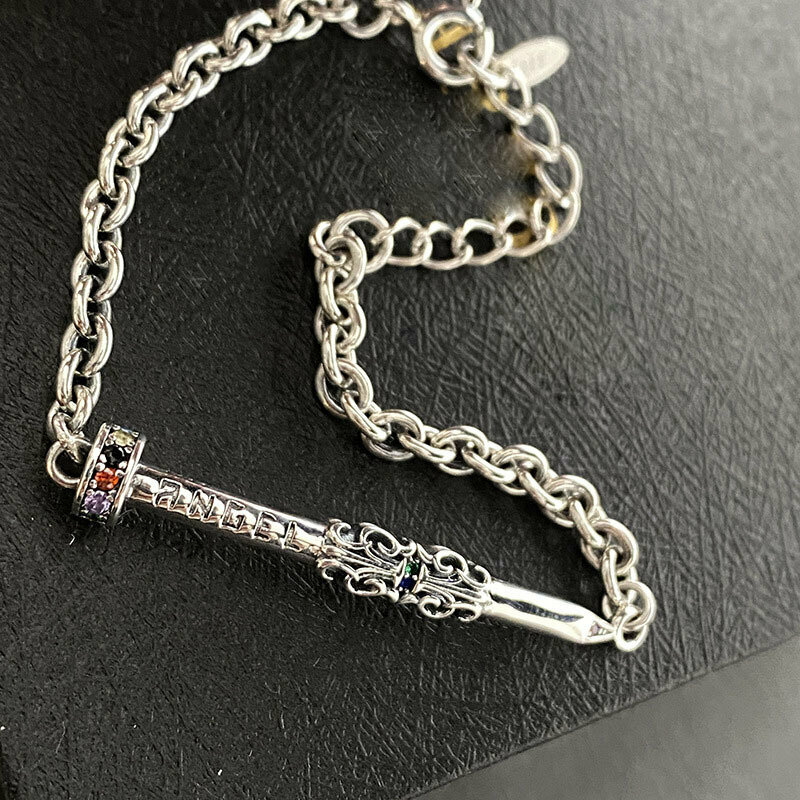 Браслет для гадания, YM 925 Серебро Циркон Дракон Ноготь Минимализм