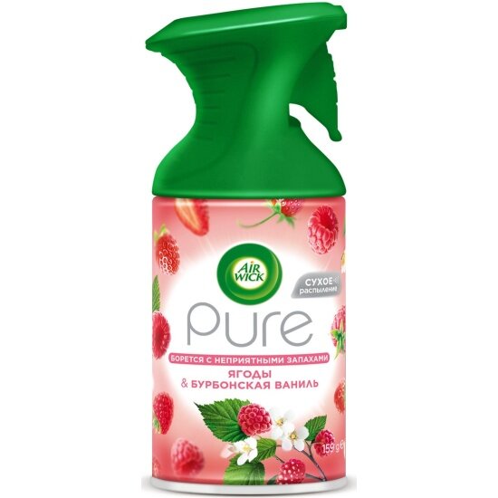 Освежитель воздуха Airwick PURE Счастье в каждой ноте (Ягоды & Бурбонская ваниль), 250 мл